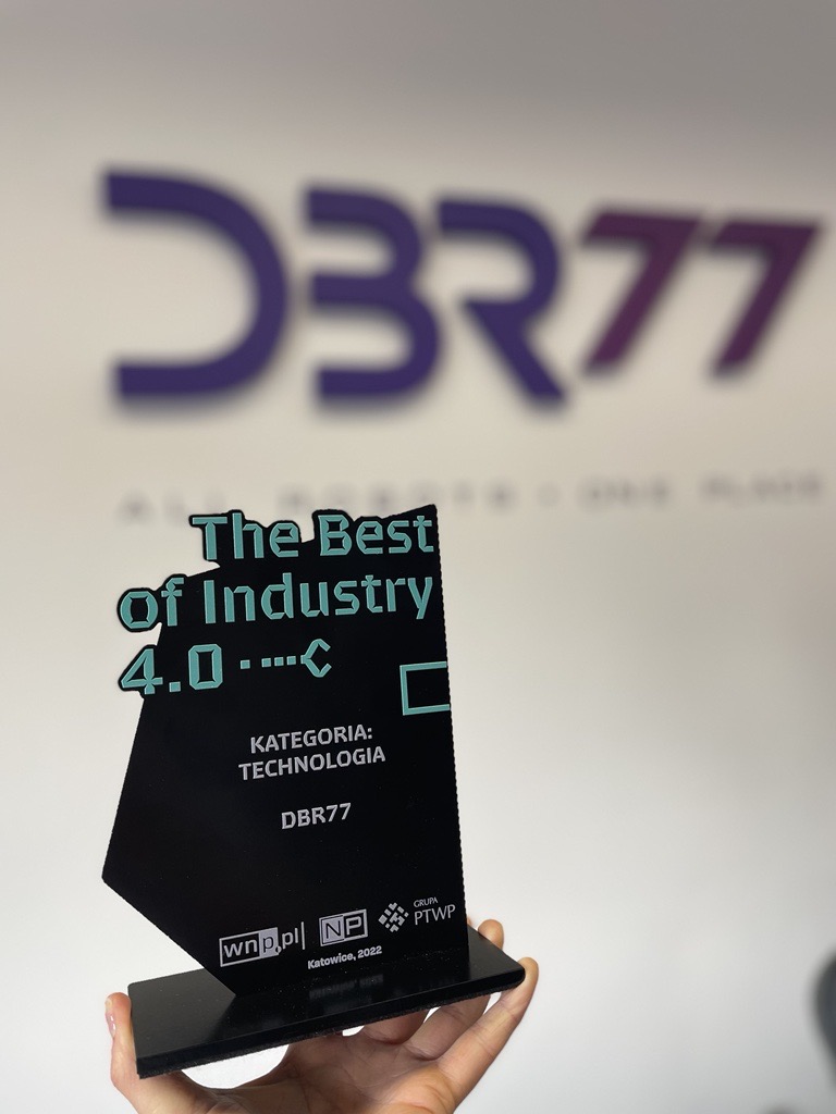 DBR77 z nagrodą The Best of Industry 4.0 w kategorii Technologie! - DBR77 Robotics